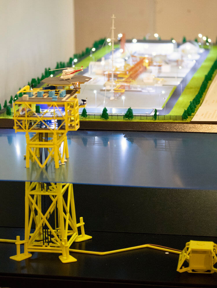 Gas platform scale model - Architectural Models