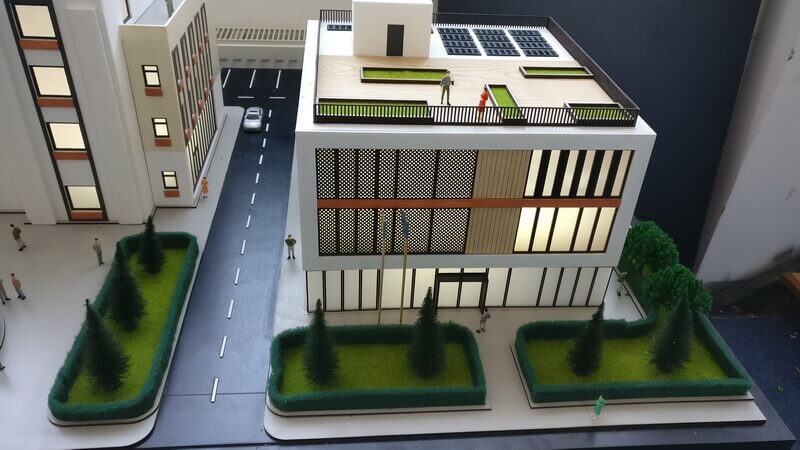 Office Buildings Scale Model - Architectural Models