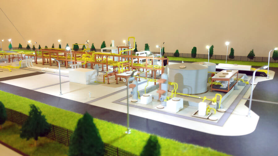 Gas platform scale model - Architectural Models