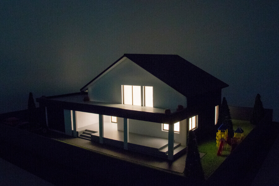 House with Swimming Pool - Architectural Models