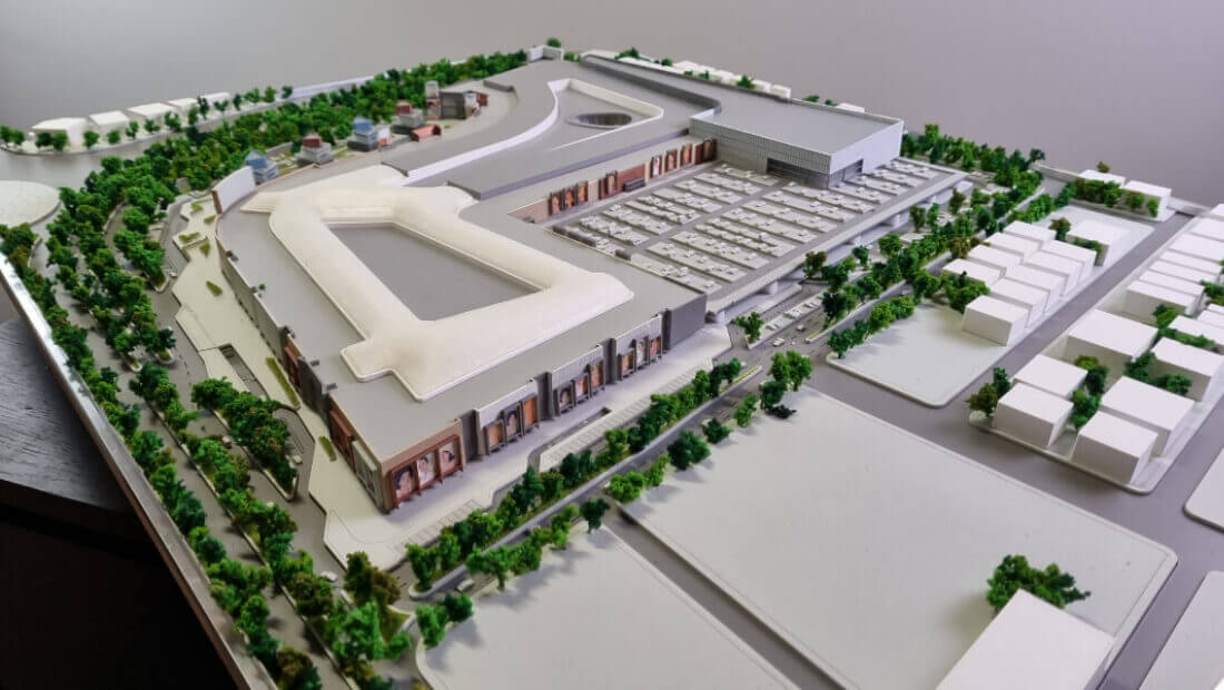 Shopping Mall Model - Architectural Models