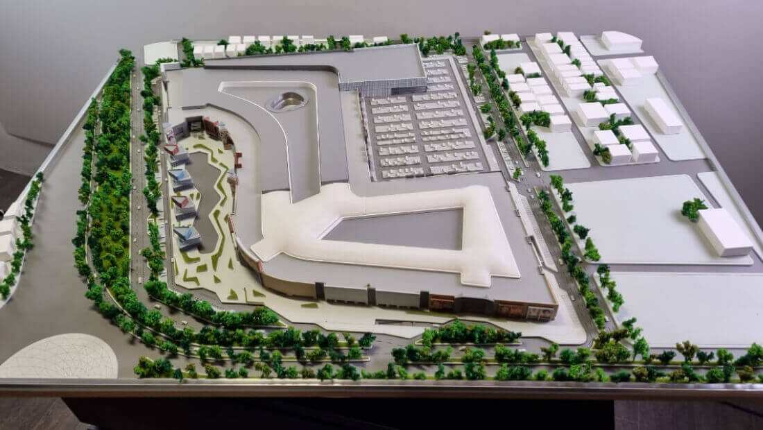 Shopping Mall Model - Architectural Models