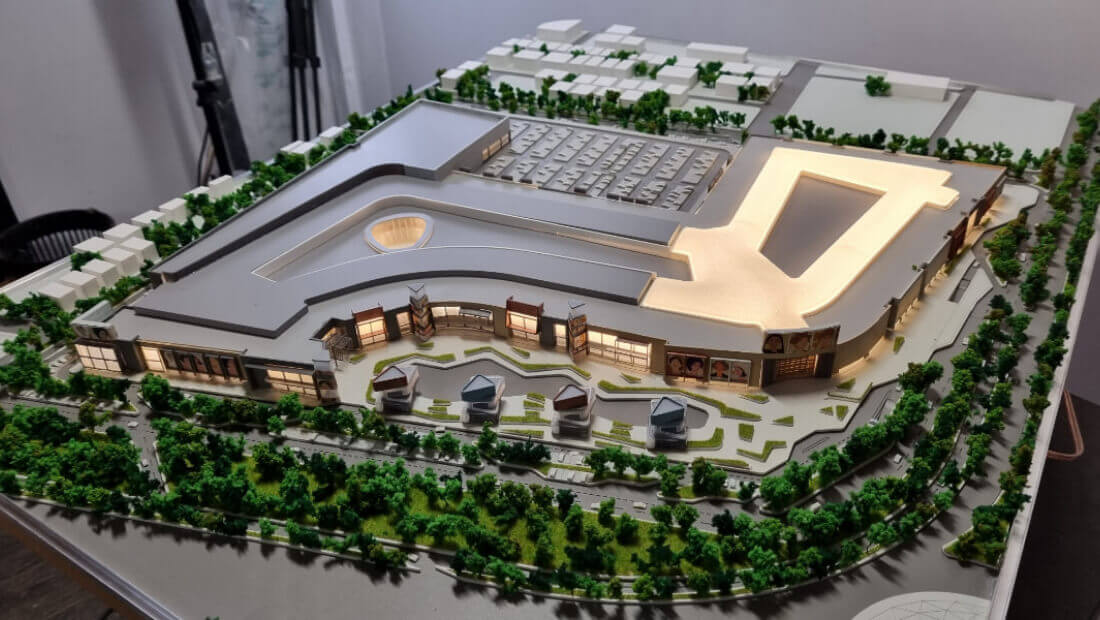 Shopping Mall Model - Architectural Models