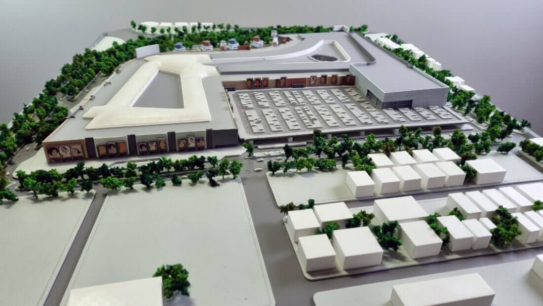 Shopping Mall Model - Architectural Models