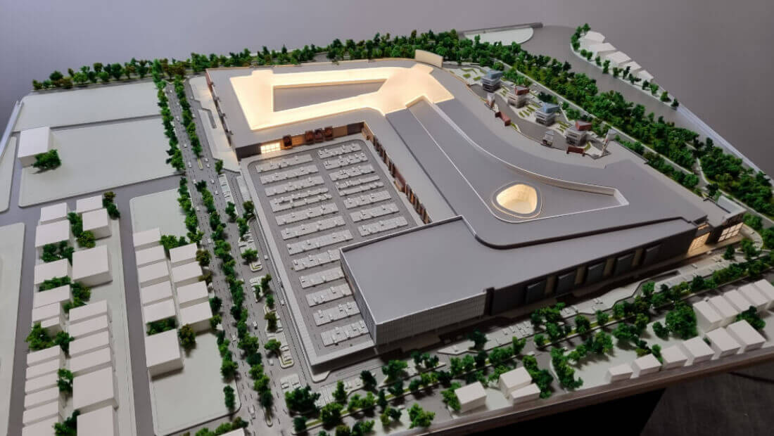 Shopping Mall Model - Architectural Models