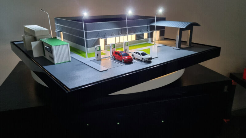 EV Charging Station - Architectural Models