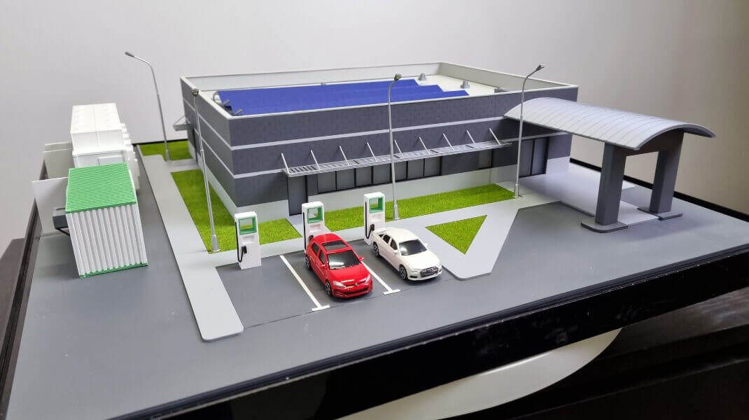 EV Charging Station - Architectural Models