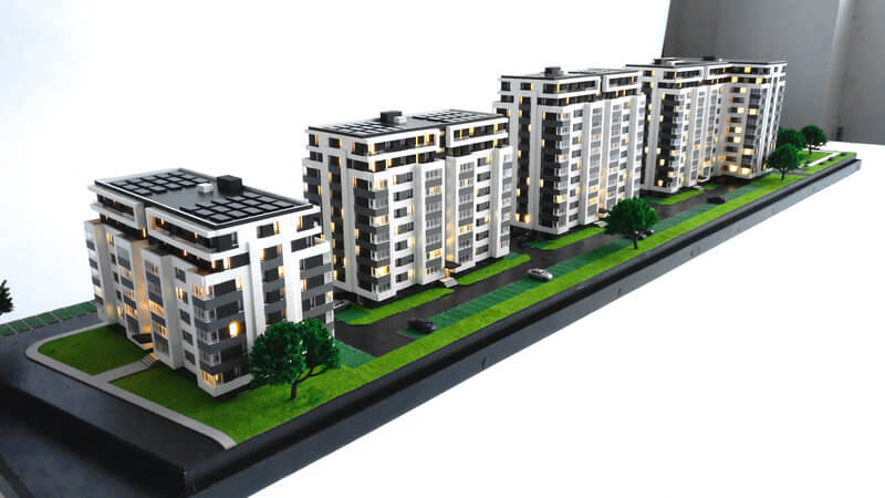 Residential Complex Model - Architectural Models