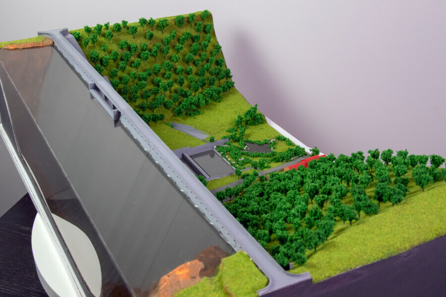 Hydroelectric Dam Model - Architectural Models