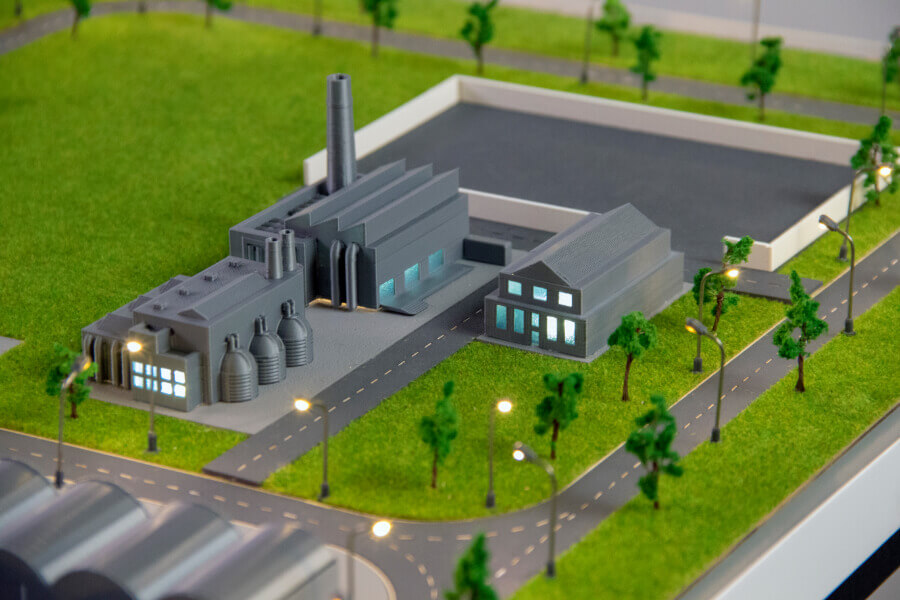 Residential Buildings vs Industrial Models - Architectural Models