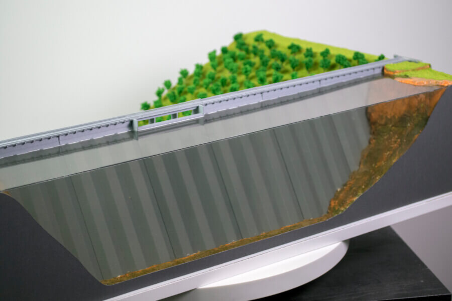 Hydroelectric Dam Scale Model - Architectural Models