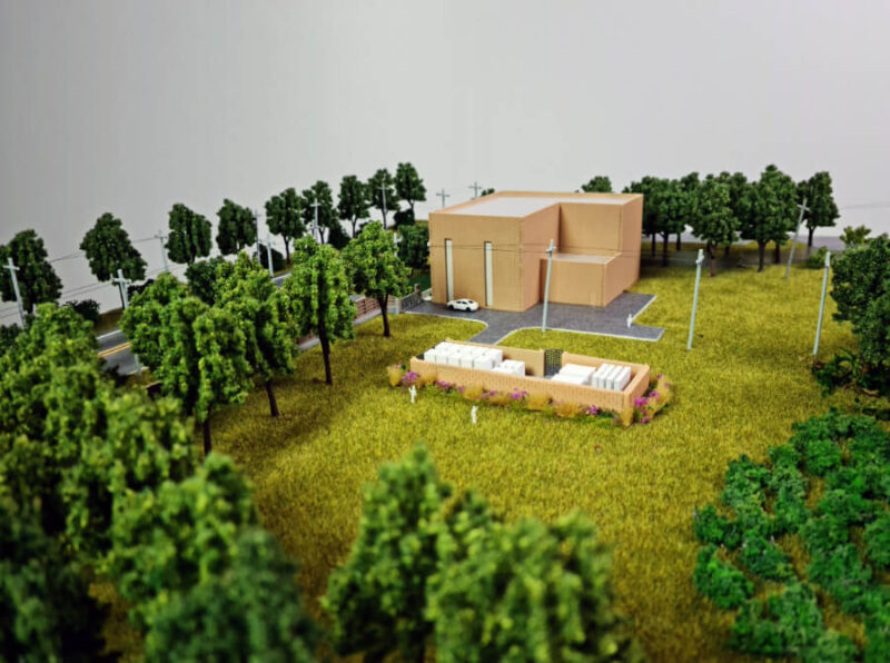 Electrical Substation Model - Architectural Models