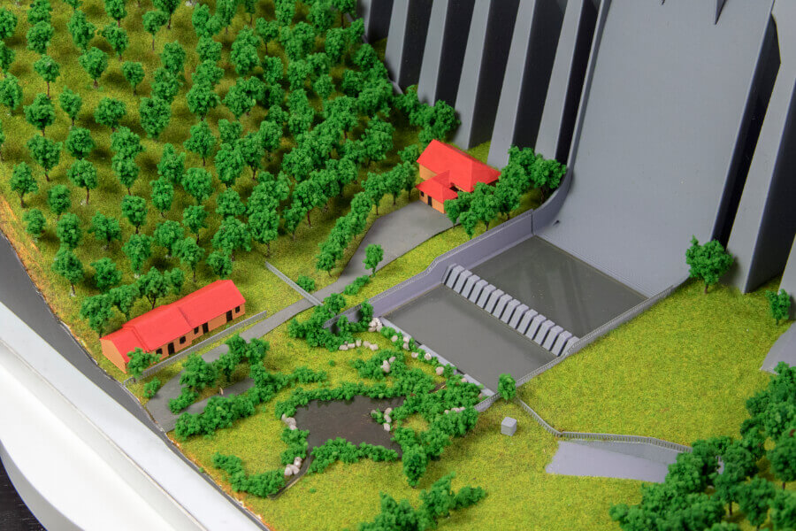Hydroelectric Dam Scale Model - Architectural Models