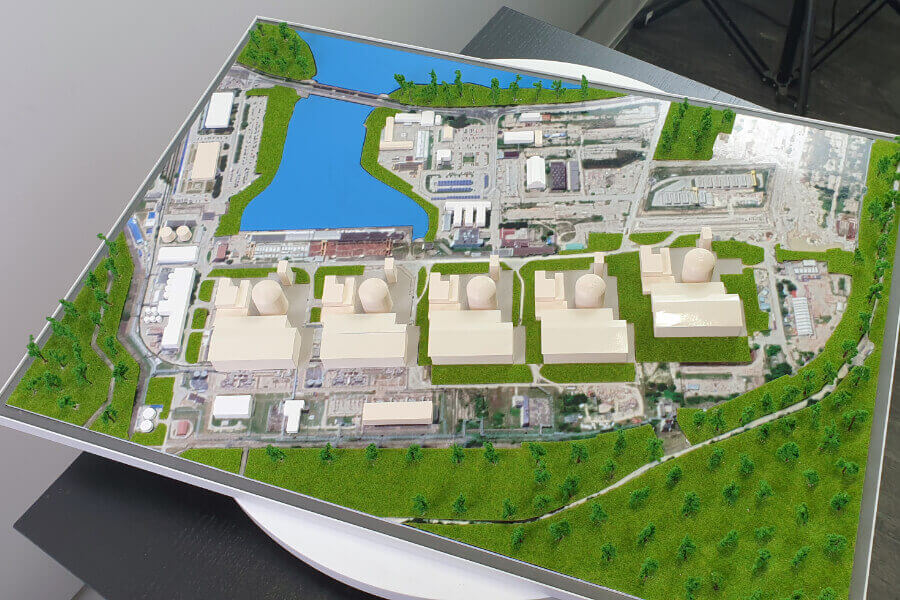 Nuclear power plant model - Architectural Models
