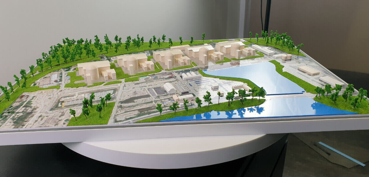 Nuclear power plant model - Architectural Models