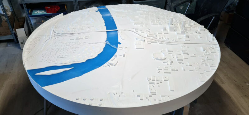 Massing model – Omaha City Map - Architectural Models