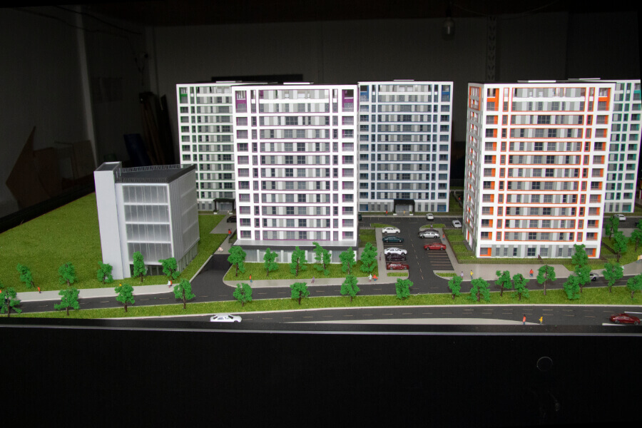 Color Residence – Residential Model - Architectural Models