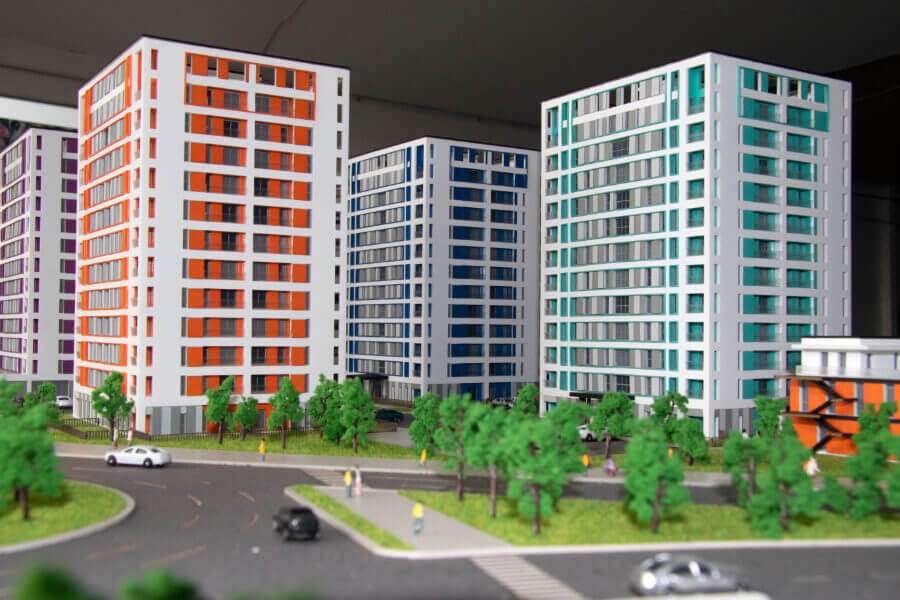 Color Residence – Residential Model - Architectural Models