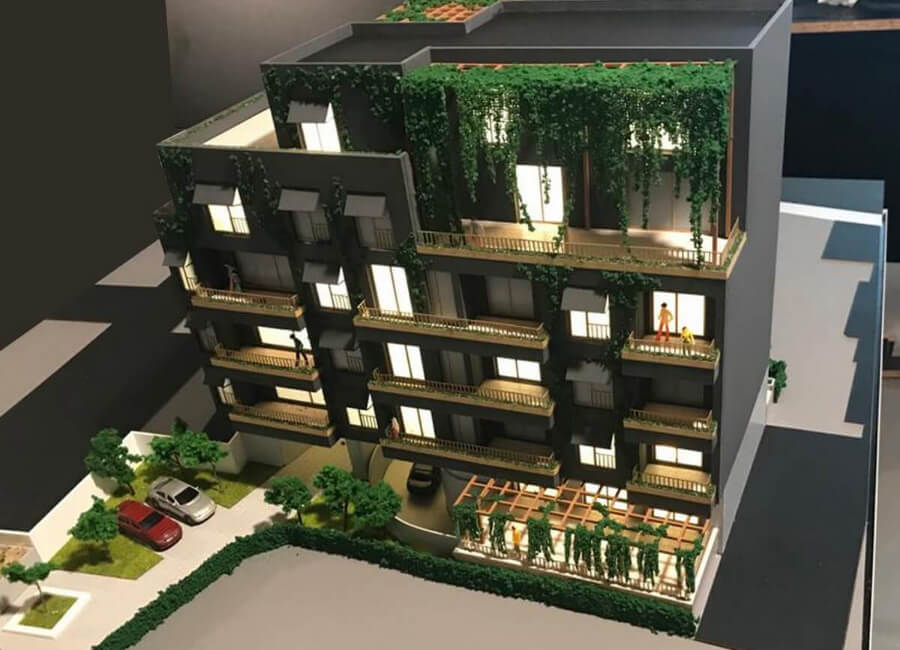 Apartment Building Model - Architectural Models