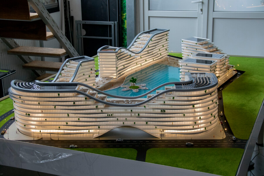 Hotel Lagoon City - Architectural Models