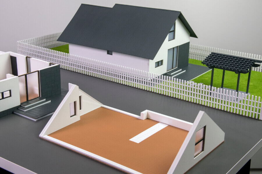 Demountable Villa Model - Architectural Models