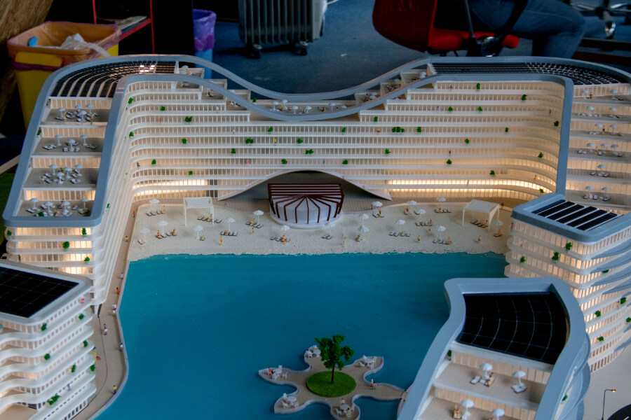 Hotel Lagoon City - Architectural Models