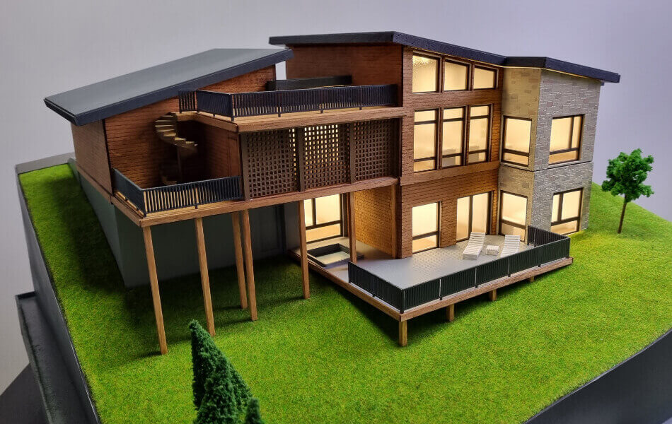 Demountable House Model - Architectural Models