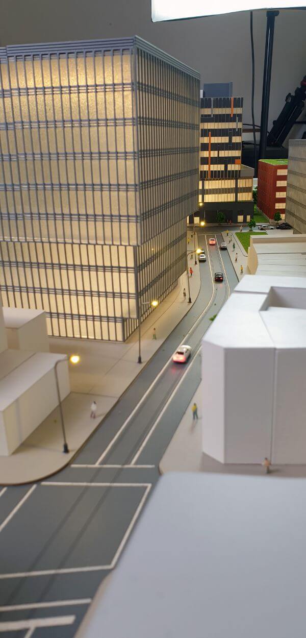 Office Buildings scale model - Architectural Models