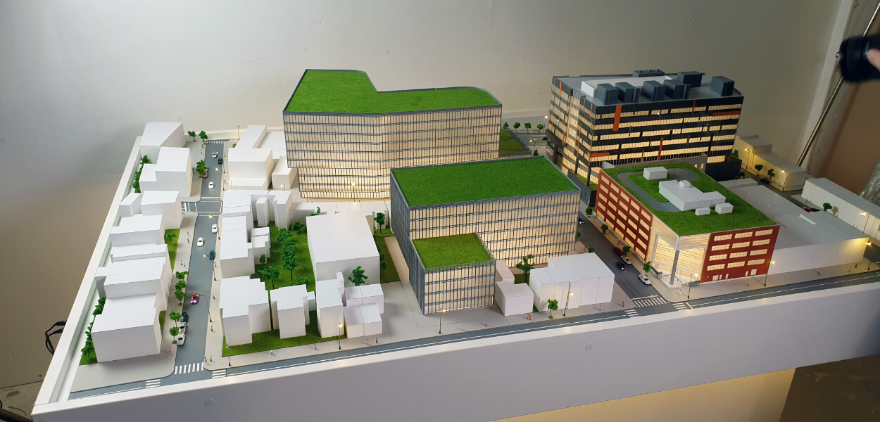 Office Buildings scale model - Architectural Models