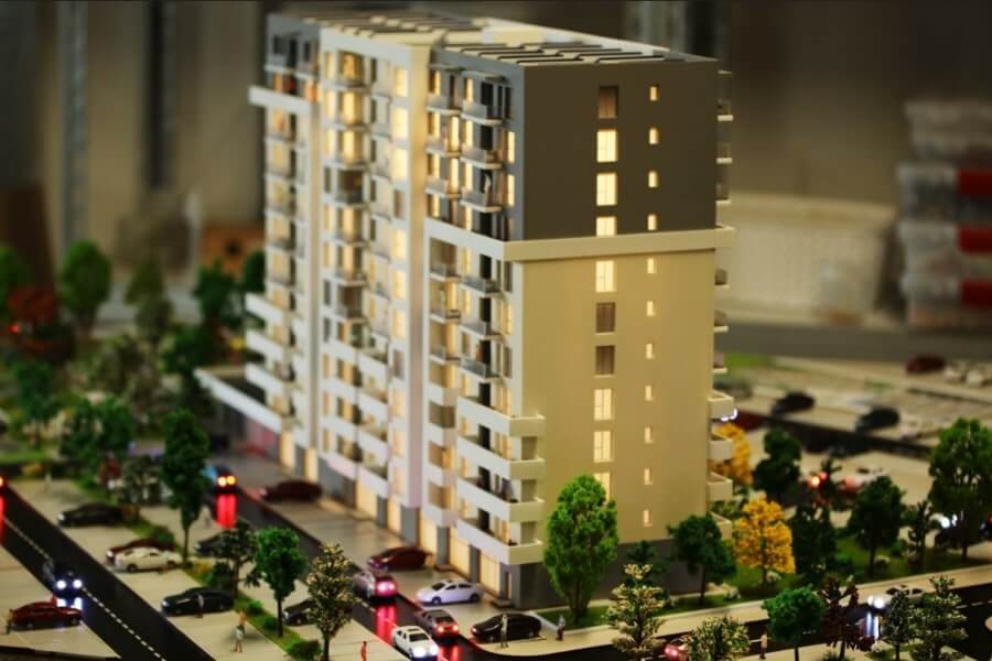 Apartment Building Model - Architectural Models