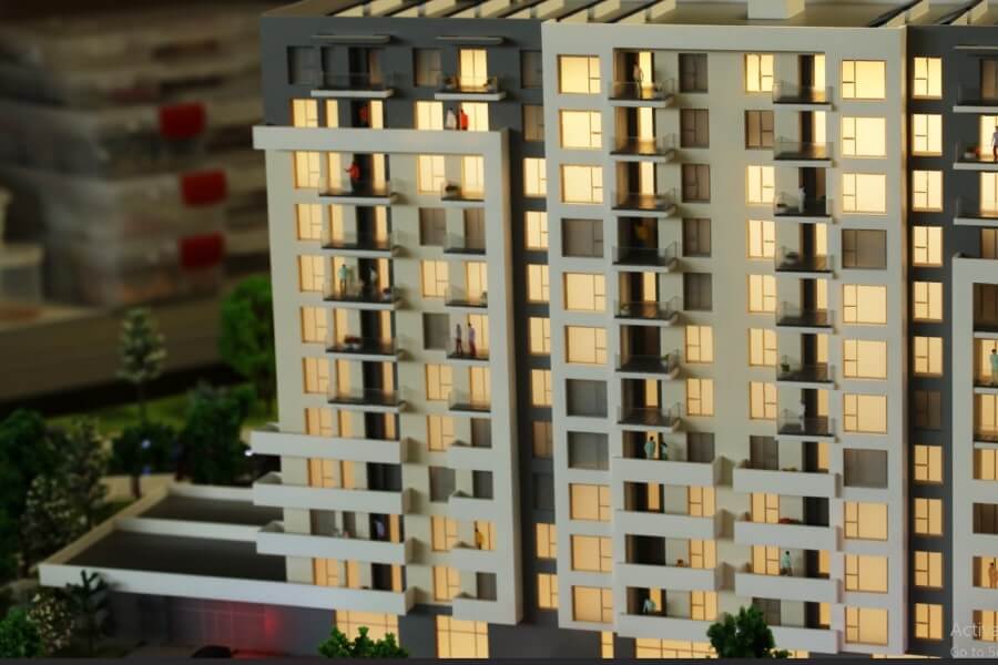 Apartment Building Model - Architectural Models