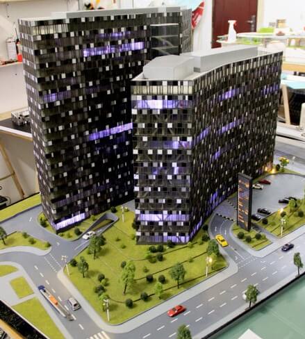 Office Buildings Model - Architectural Models