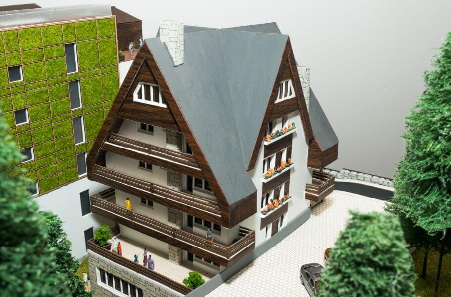 Mountain Hotel model - Architectural Models