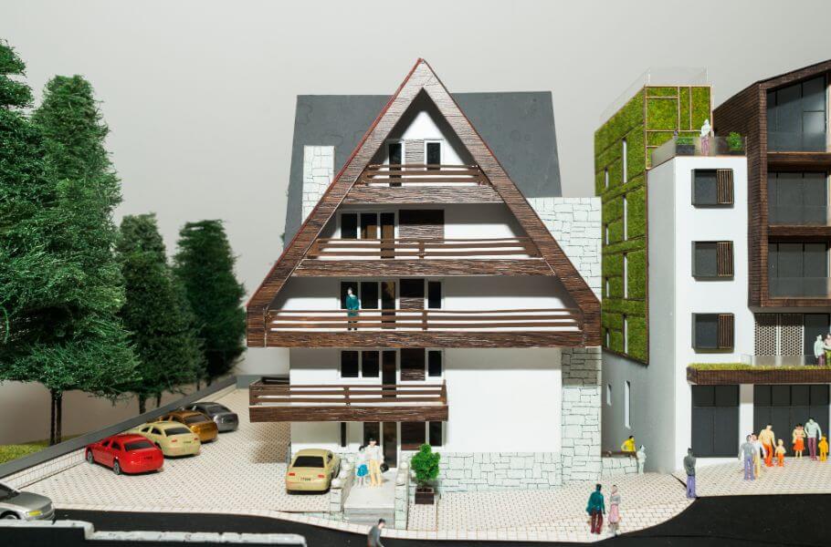 Mountain Hotel model - Architectural Models