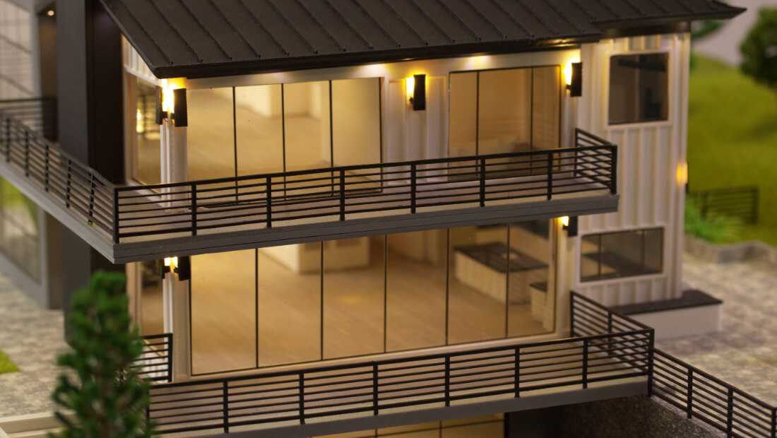 Modern Hillside Villa - Architectural Models