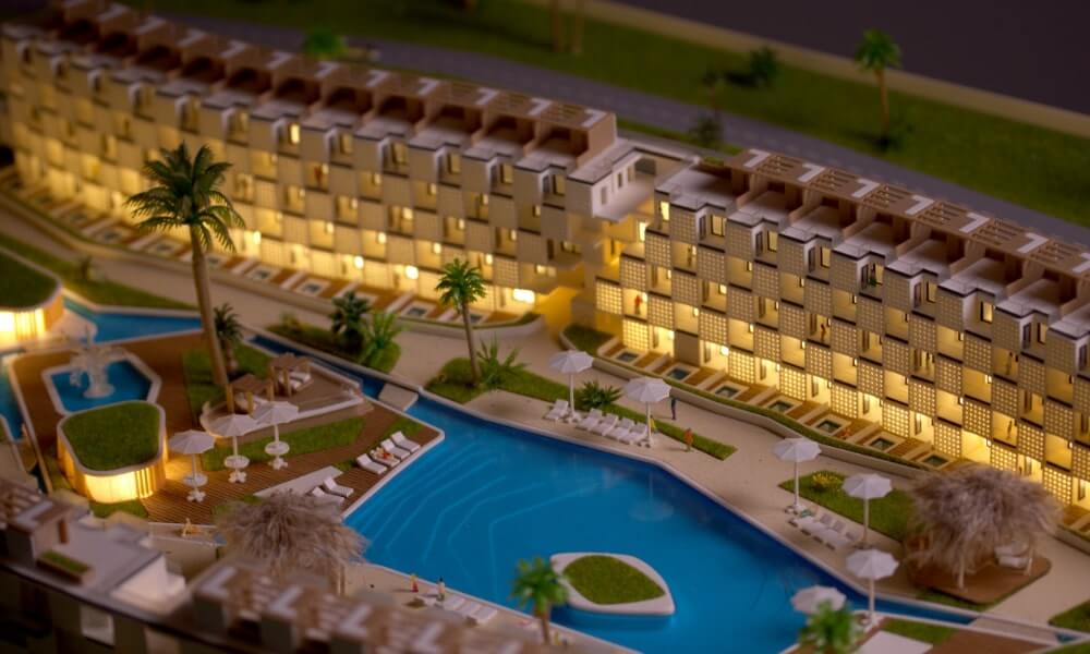 Modern Resort Complex - Architectural Models